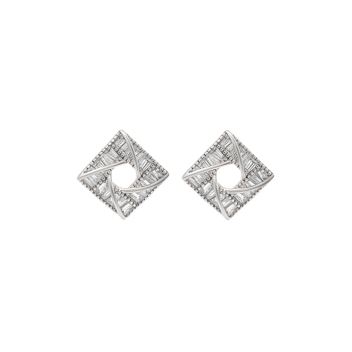 Buy the Silver Virgo Shine Earrings - Silberry