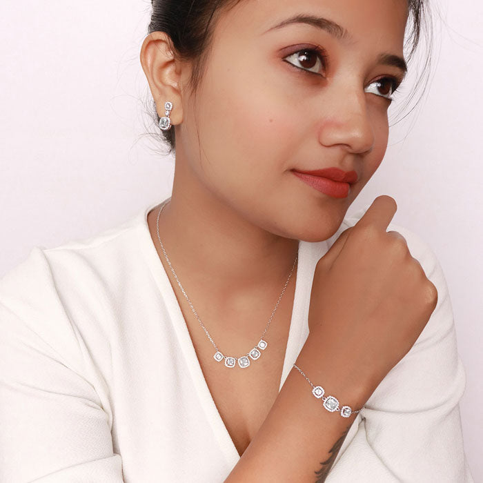 Buy 925 Sterling Silver Jewellery Sets Online - Silberry